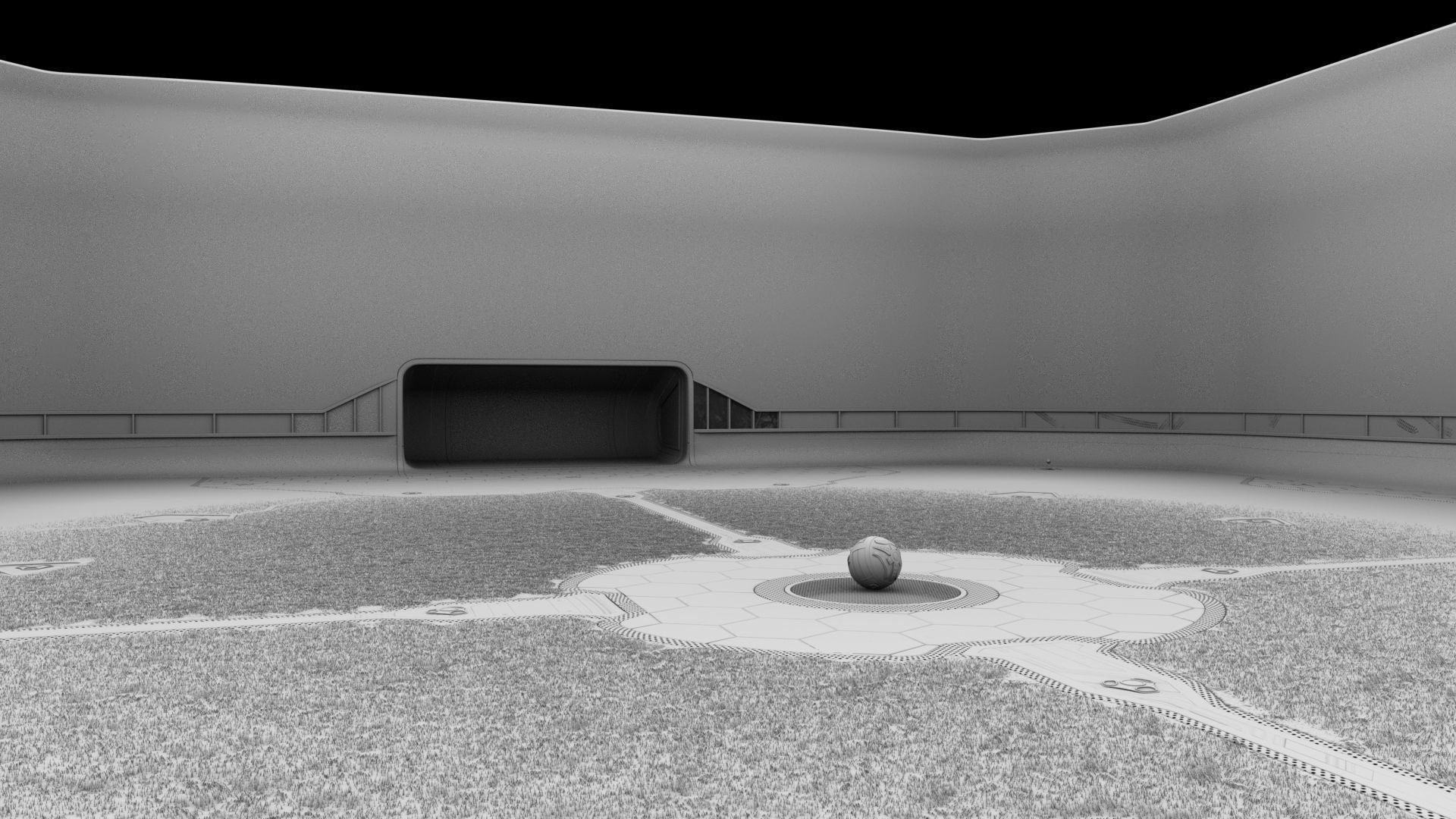 Rocket League DFH Stadium - PBR Realistic 3D model | CGTrader