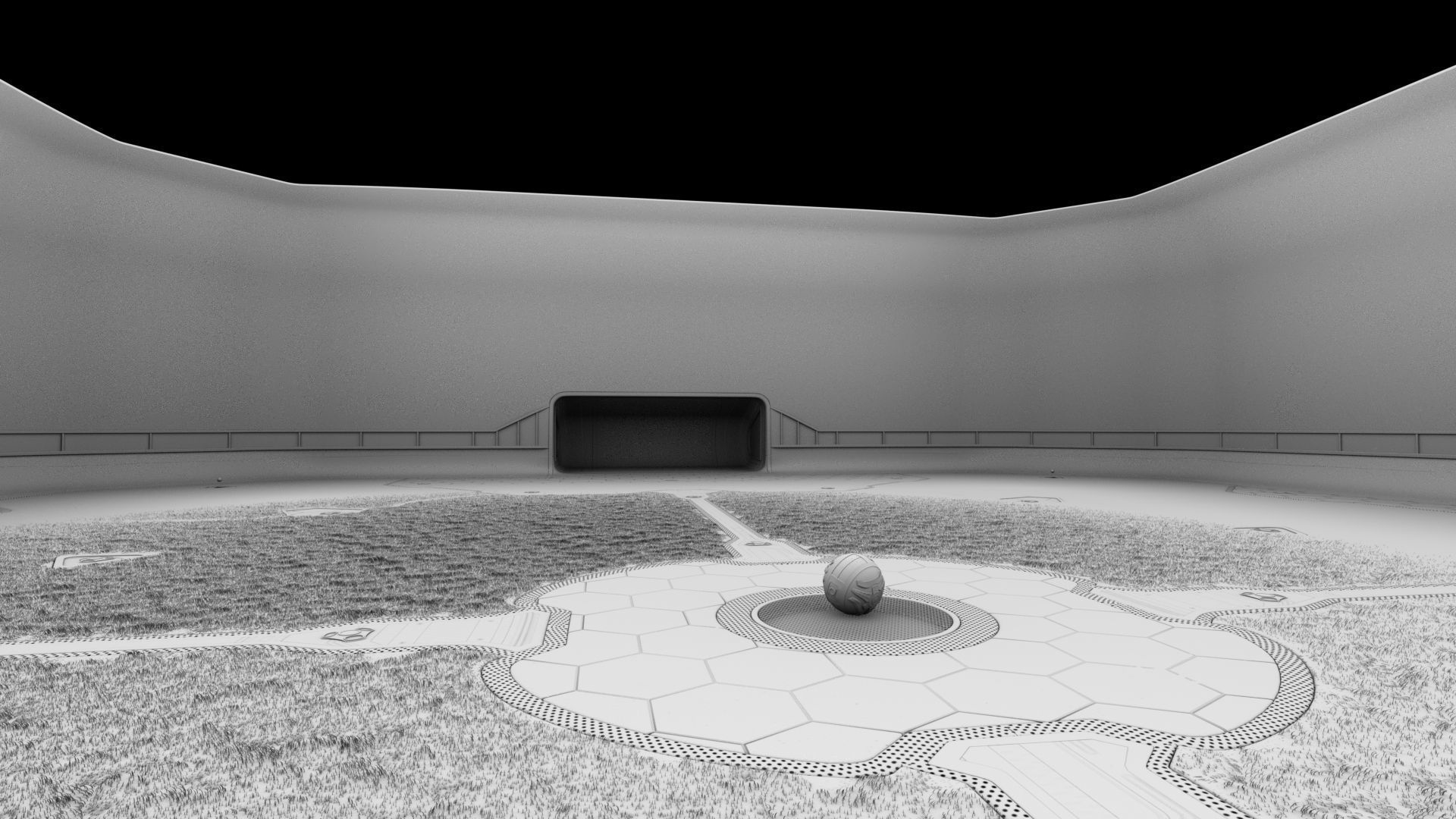 Rocket League DFH Stadium - PBR Realistic 3D model | CGTrader