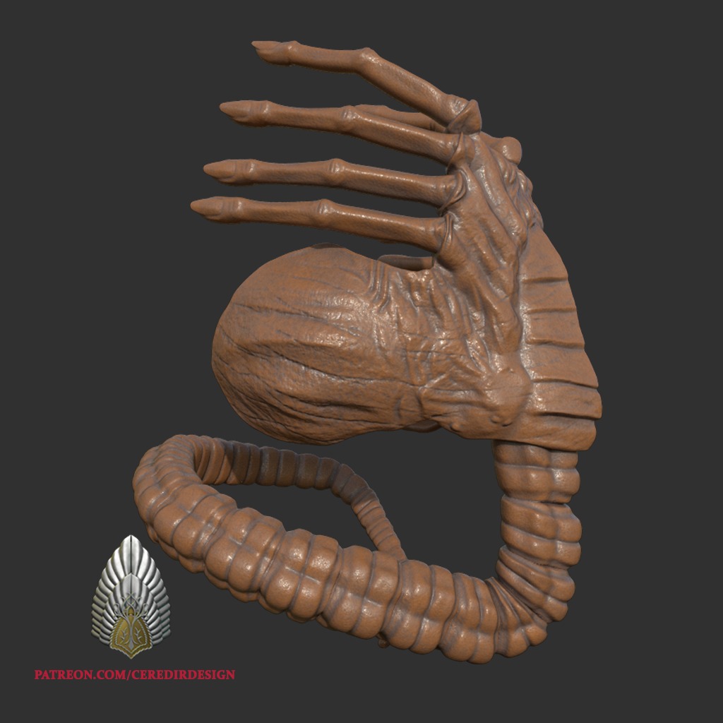 Aliens Romulus Face Hugger 3D DIGITAL DOWNLOAD 3D model 3D printable ...