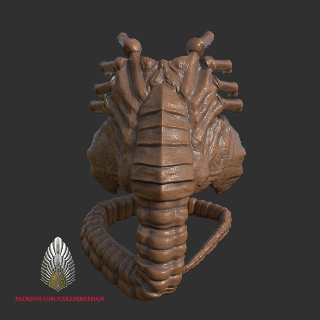 Aliens Romulus Face Hugger 3D DIGITAL DOWNLOAD 3D model 3D printable ...