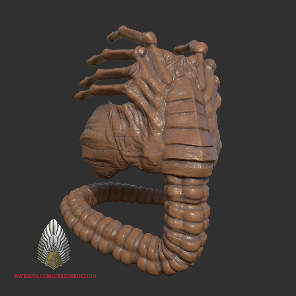 Aliens Romulus Face Hugger 3D DIGITAL DOWNLOAD 3D model 3D printable ...
