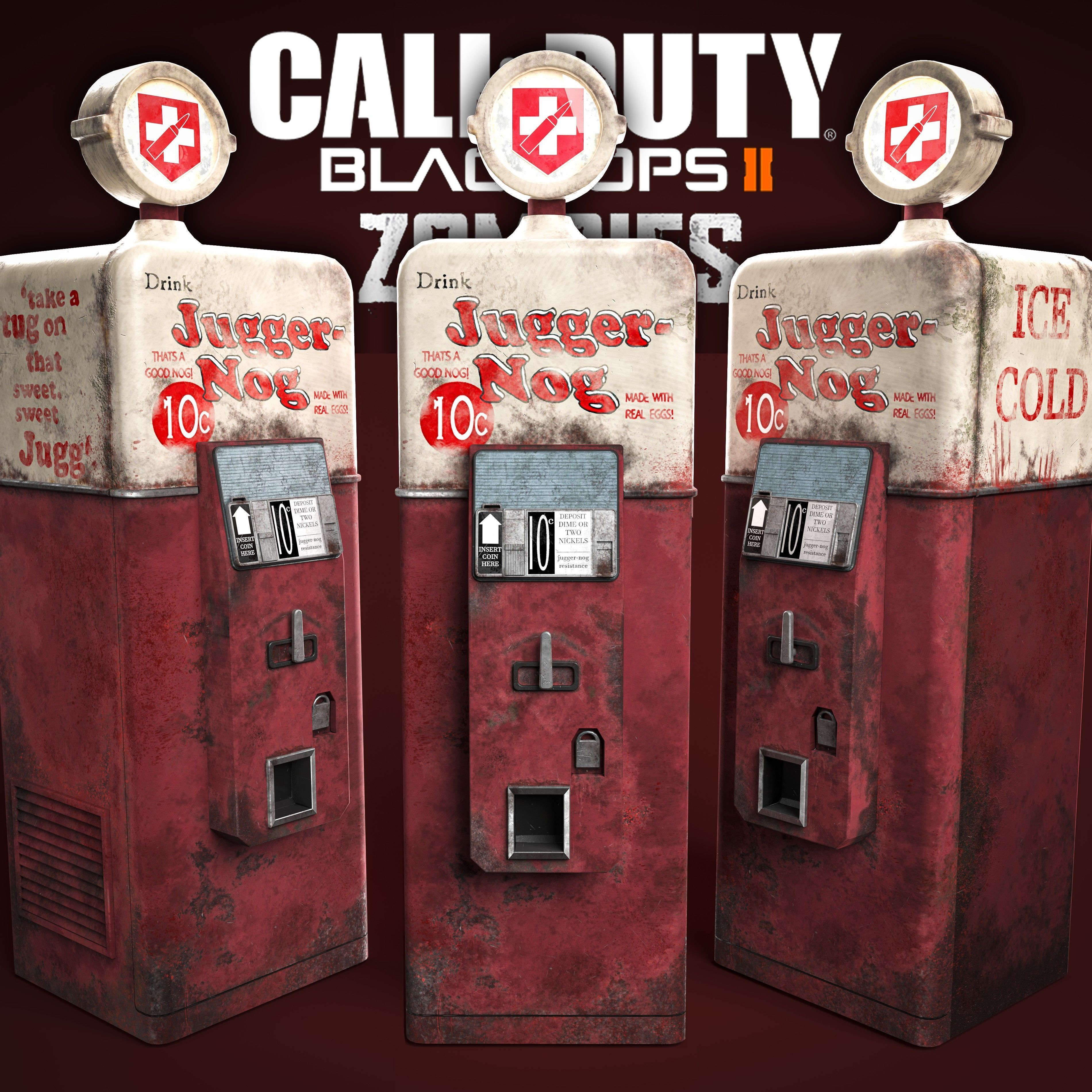 Call Of Duty Black Ops II Speed Cola Perk Machine 3D model | CGTrader