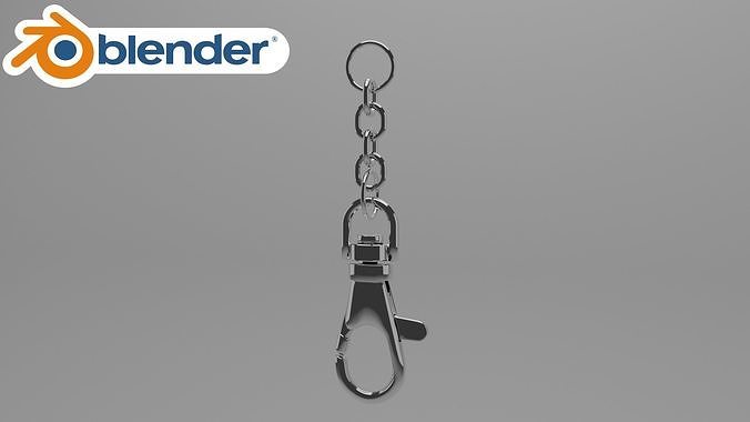 key ring free 3D model | CGTrader