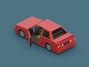 3D model Stylized Cartoon Euro Coupe Car VR / AR / low-poly | CGTrader