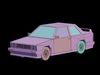 3D model Stylized Cartoon Euro Coupe Car VR / AR / low-poly | CGTrader