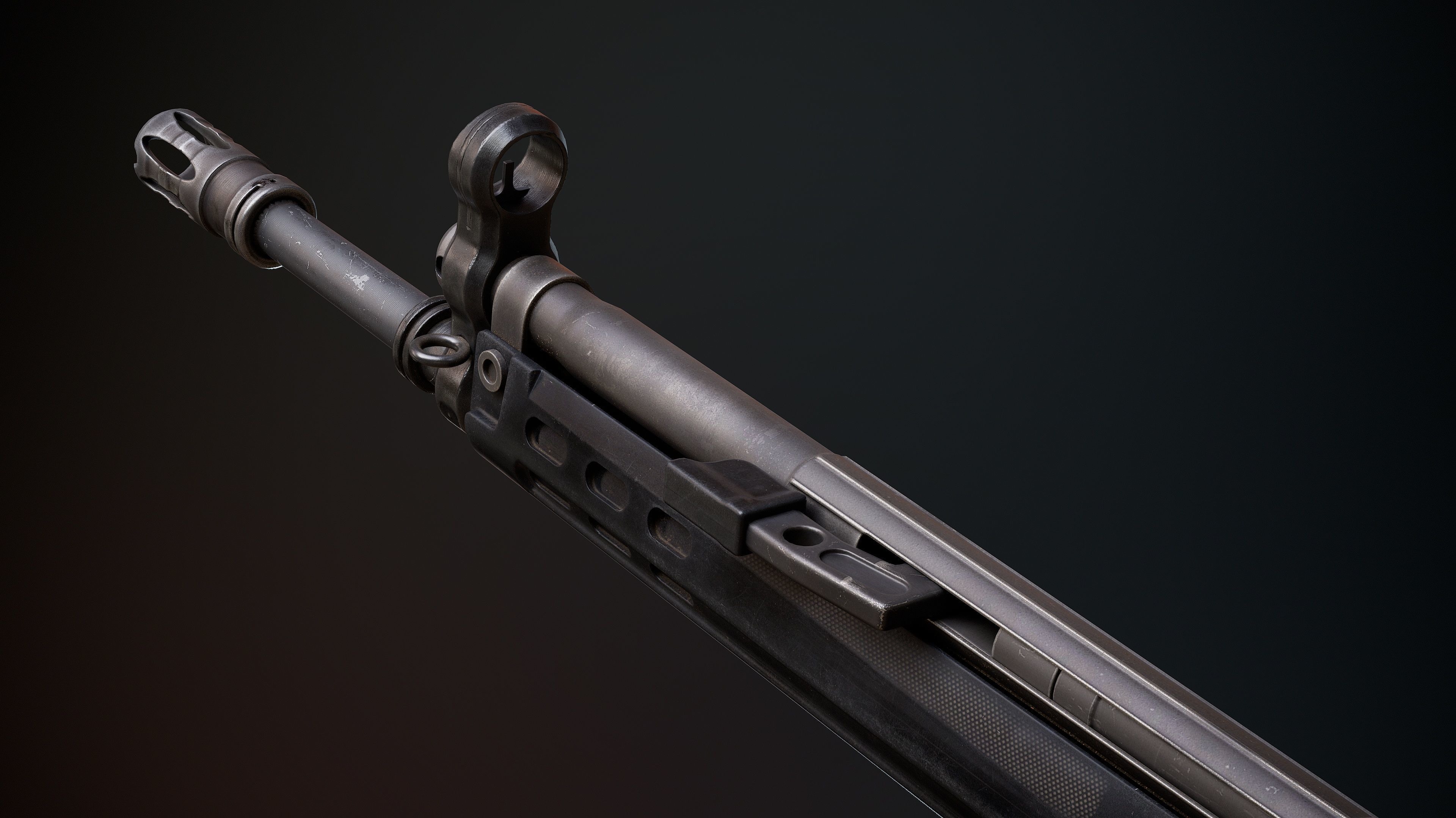 3D model AK4 Battle Rifle - FPS Weapon Asset VR / AR / low-poly | CGTrader