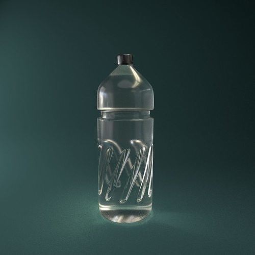 Mineral Water Bottle free 3D model | CGTrader