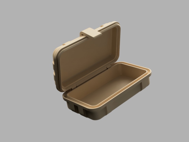 Compact Storage Case free 3D model 3D printable | CGTrader