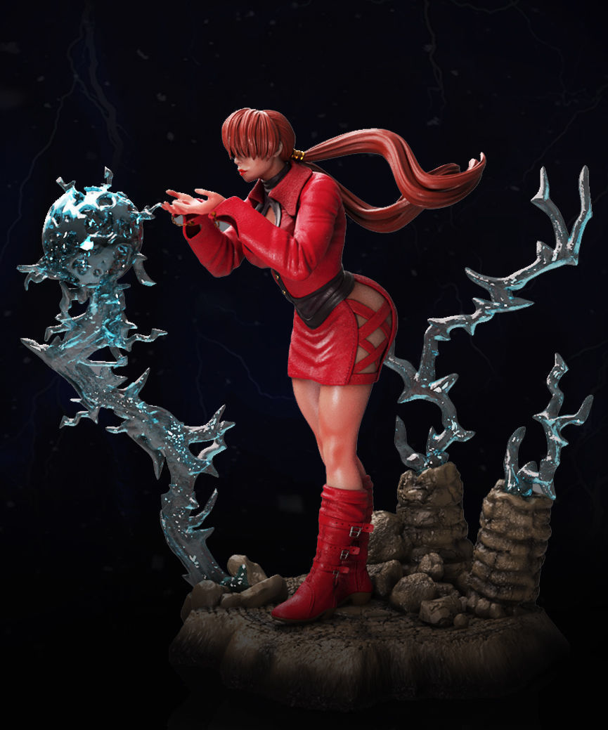 Shermie KOF 3D model 3D printable | CGTrader
