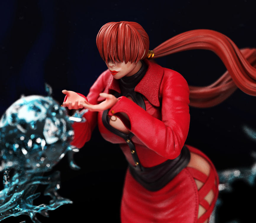 Shermie KOF 3D model 3D printable | CGTrader