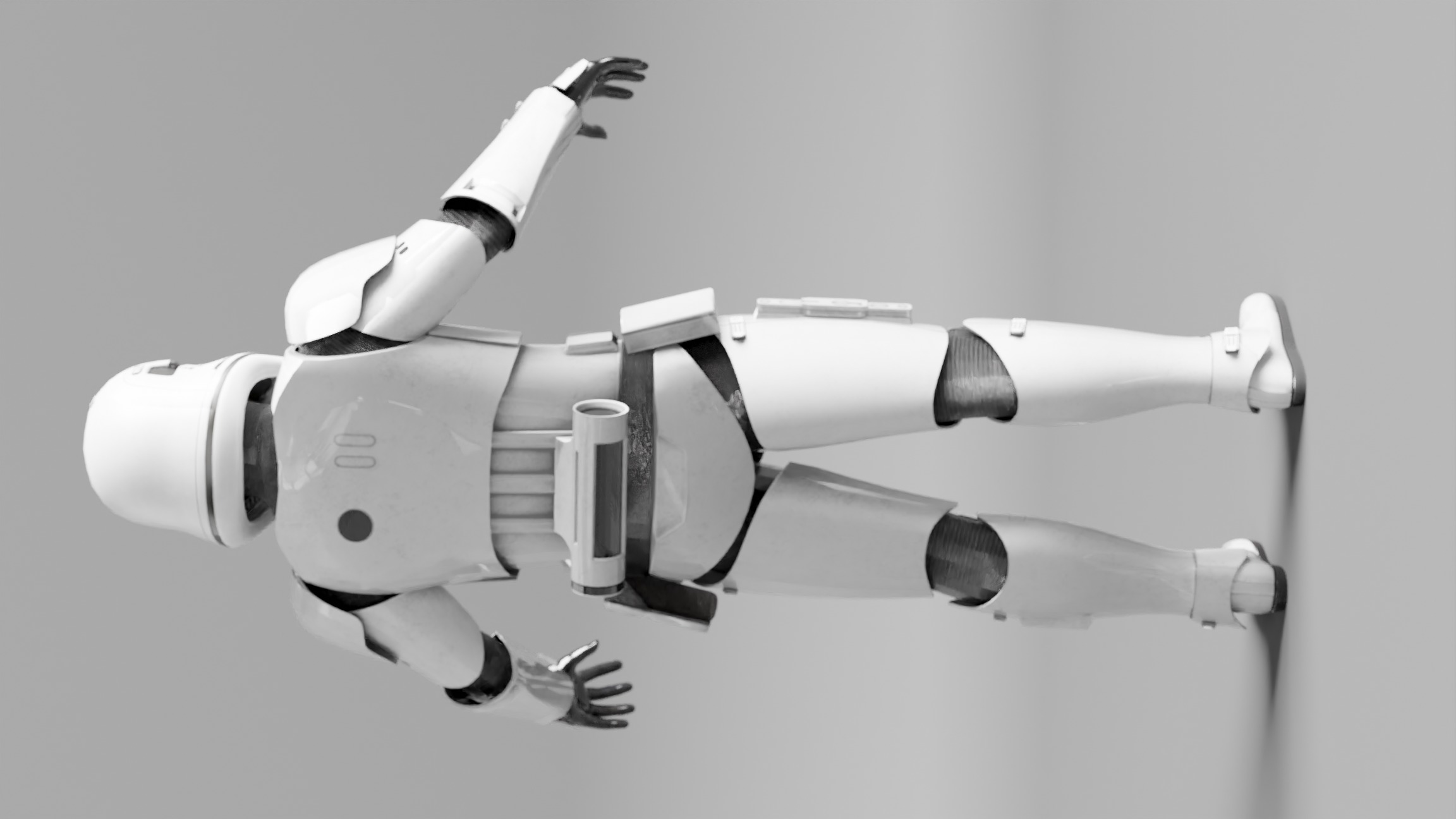 3D model Storm Trooper First Order from Star Wars Battlefront RIGGED VR ...