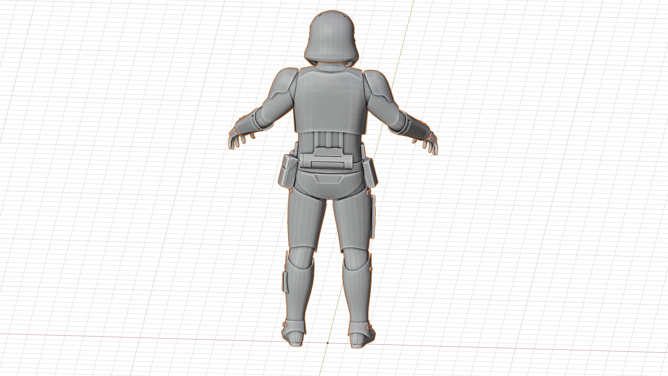 3D model Storm Trooper First Order from Star Wars Battlefront RIGGED VR ...