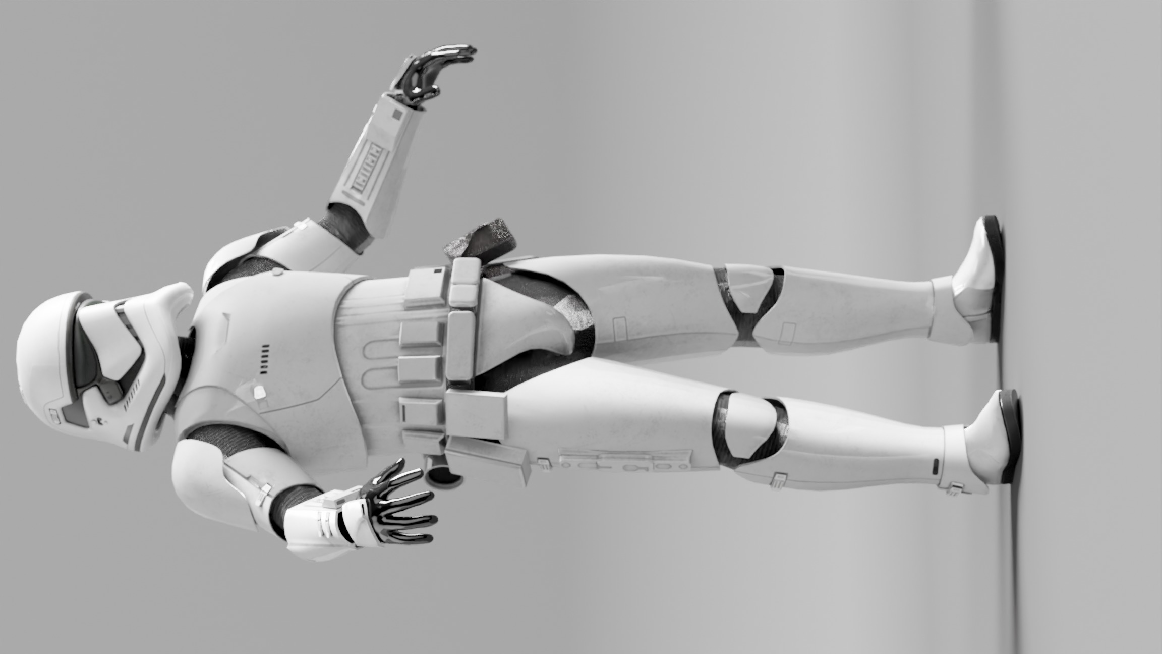 3D model Storm Trooper First Order from Star Wars Battlefront RIGGED VR ...