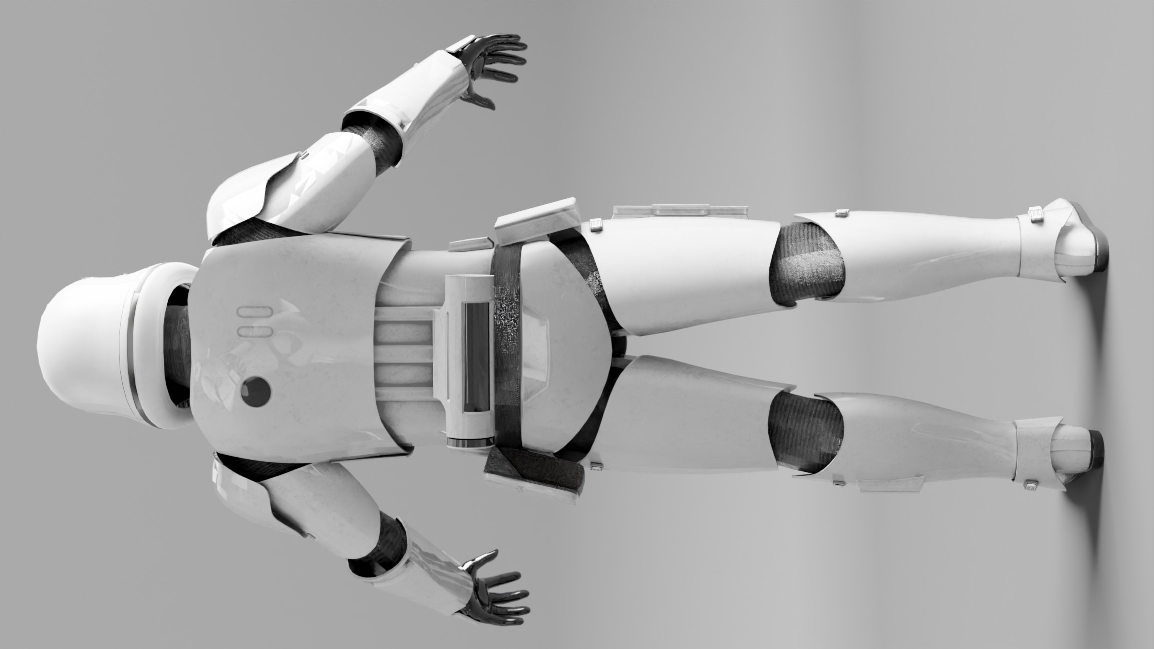 3D model Storm Trooper First Order from Star Wars Battlefront RIGGED VR ...