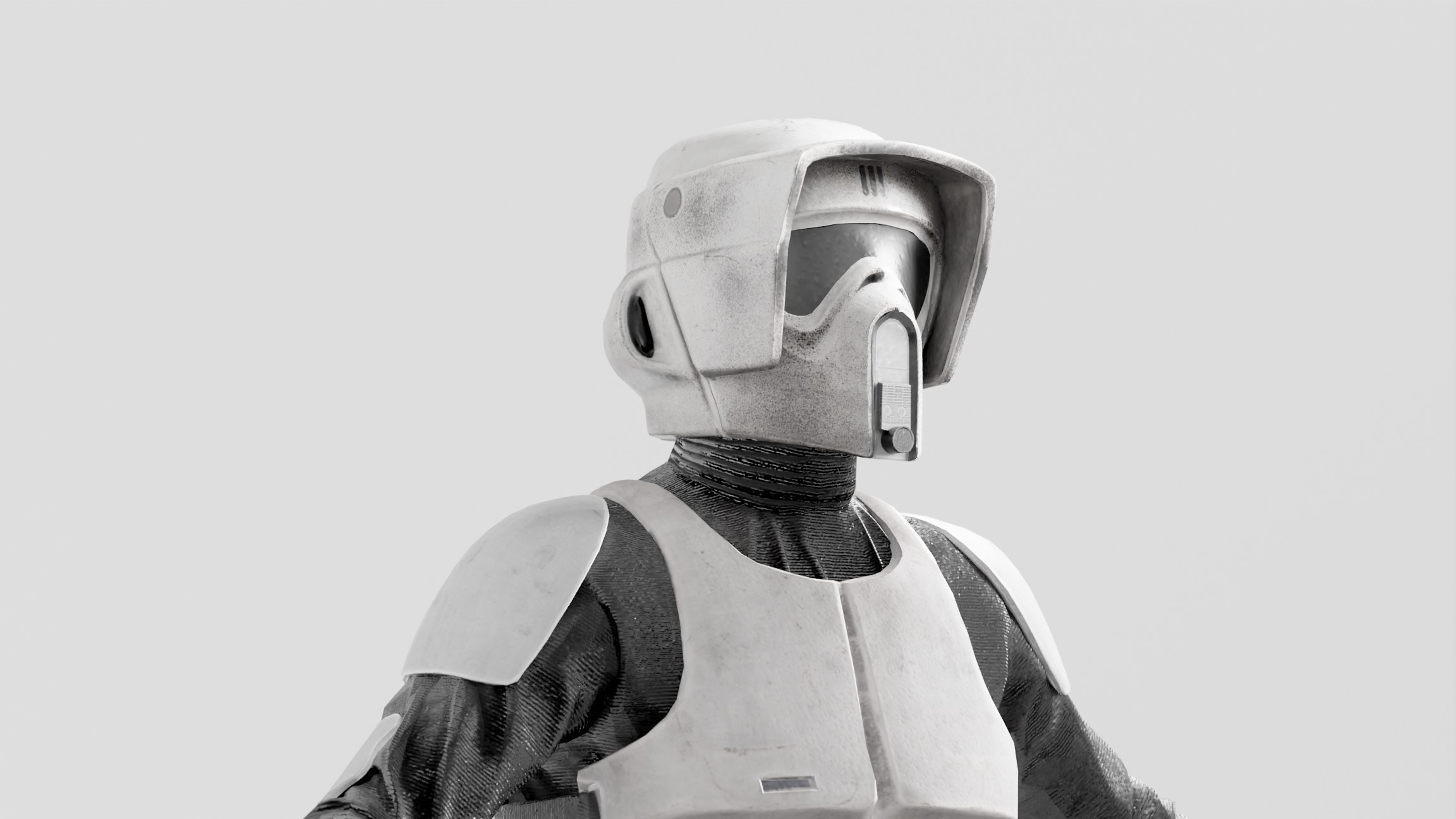 Scout Trooper inspired by Star Wars Battlefront RIGGED 3D model rigged ...