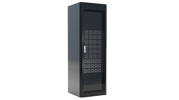 Data Server Rack 2 3D model | CGTrader