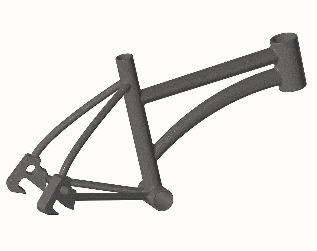 Carbon Fiber Bike Frame 3D model 3D printable | CGTrader