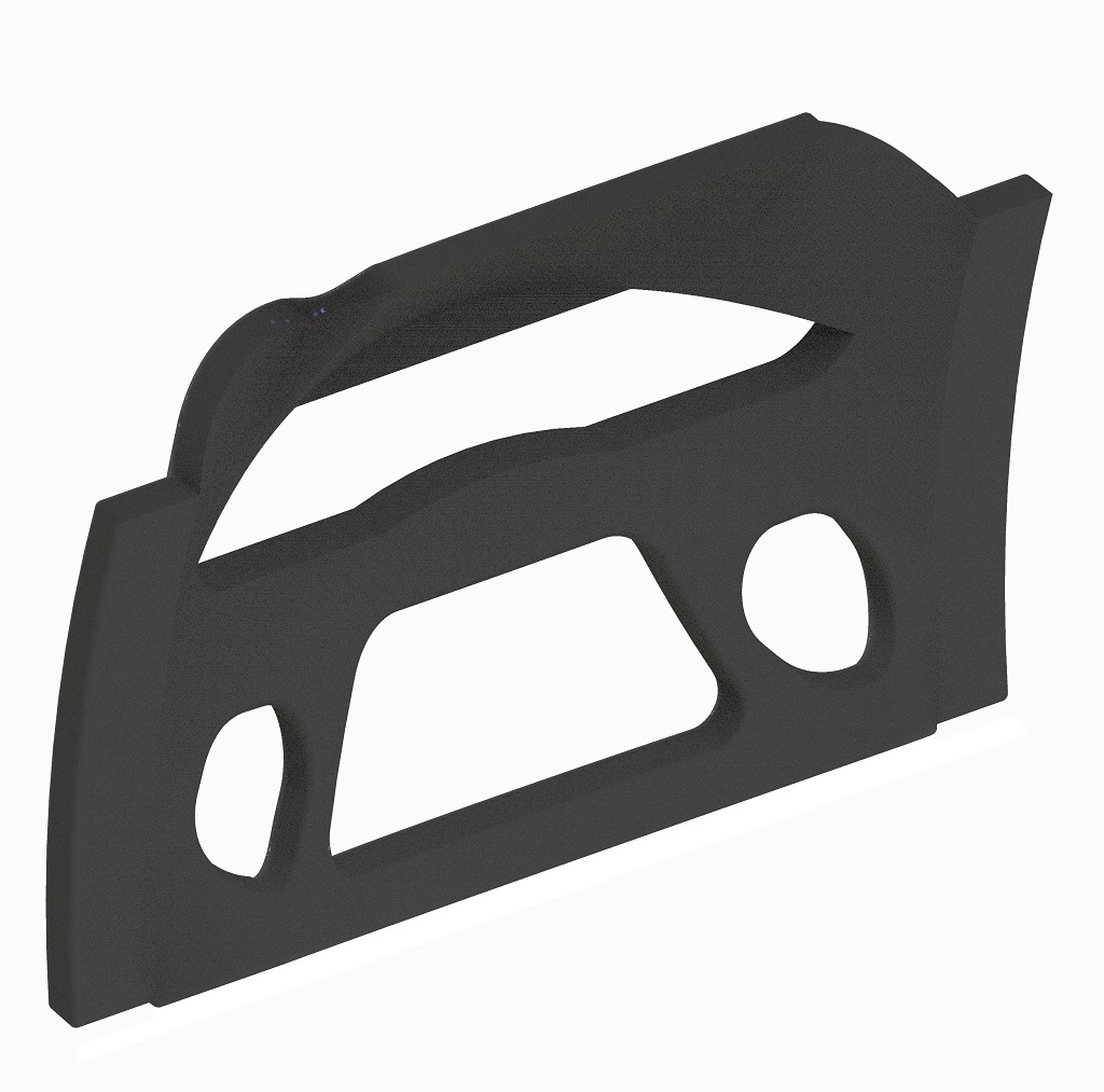 Carbon Fiber Car Front Bumper 3D model 3D printable | CGTrader