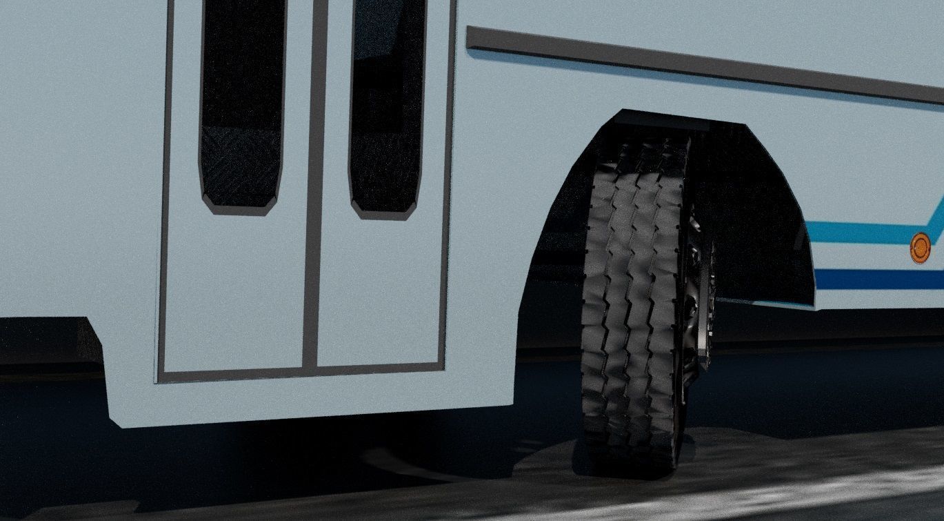 Ashok Leyland Viking Bus 3D model with interior 3D model | CGTrader