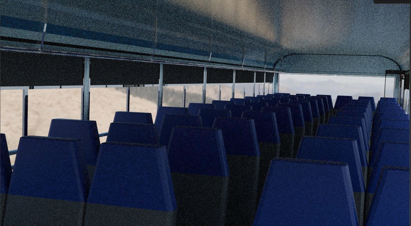 Ashok Leyland Viking Bus 3D model with interior 3D model | CGTrader