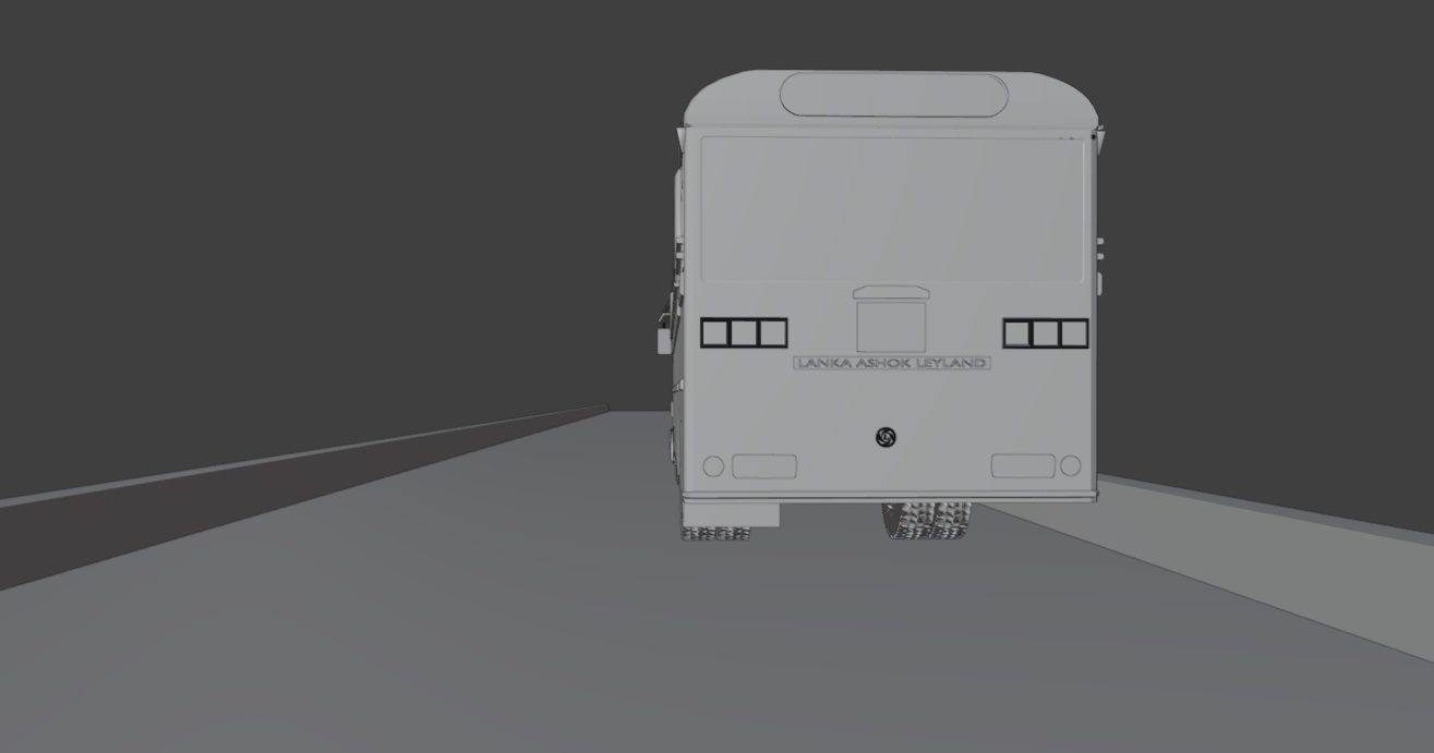 Ashok Leyland Viking Bus 3D model with interior 3D model | CGTrader