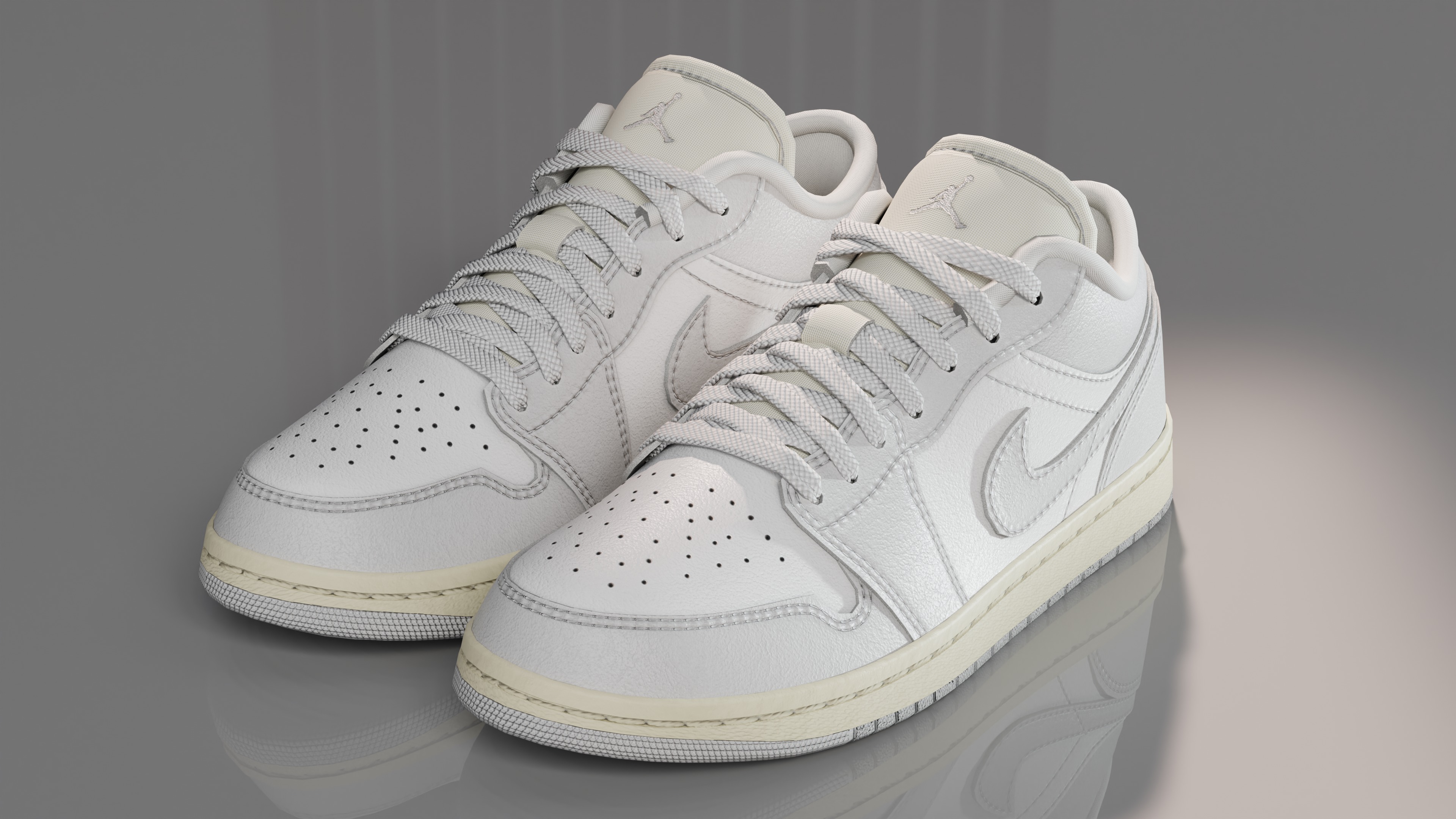 3D model Nike Shoes - AIR Jordan 1 low 85 - High Quality 3D Model VR ...