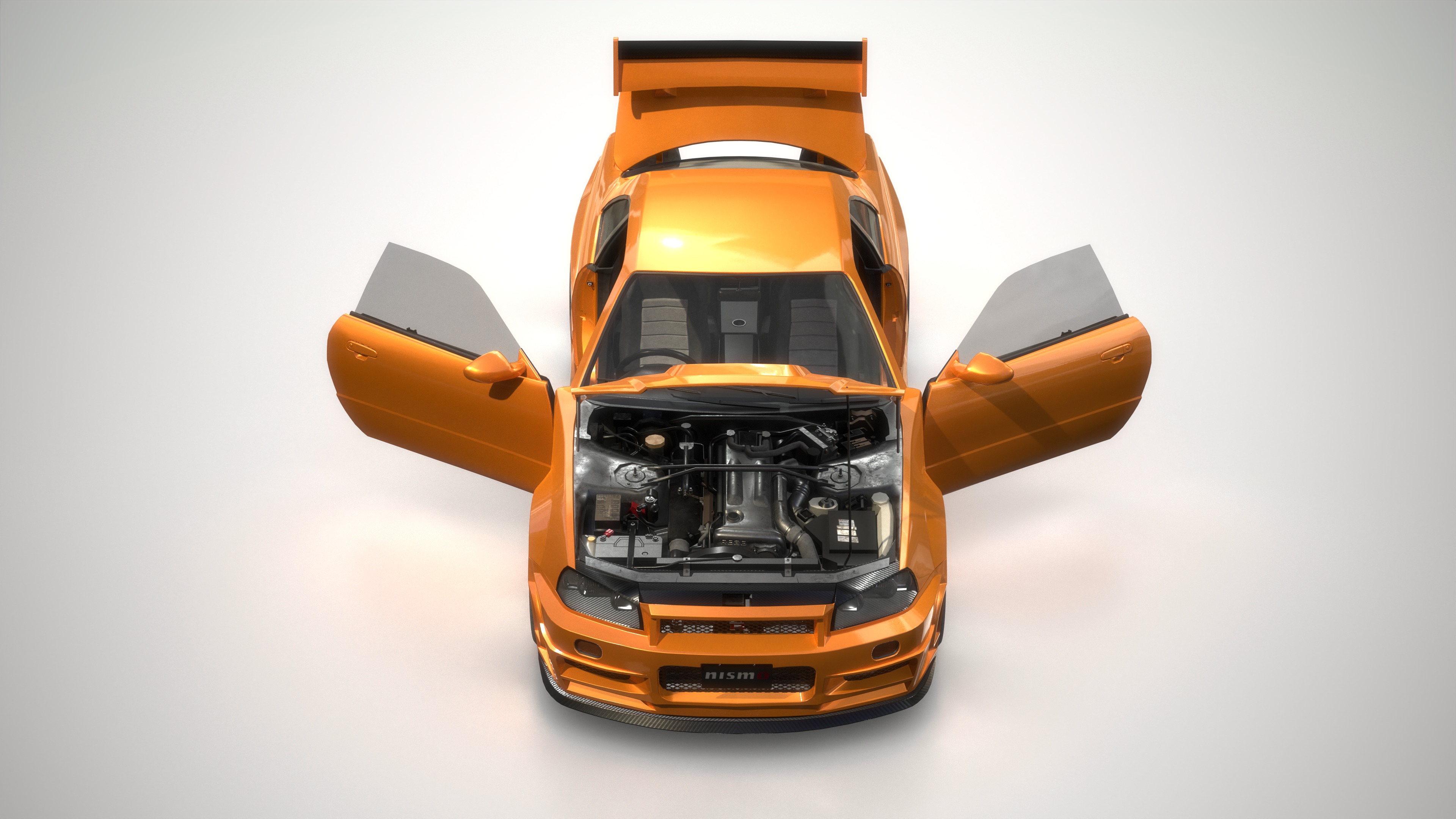 3D model Nissan Skyline R34 GT-R VR / AR / low-poly | CGTrader