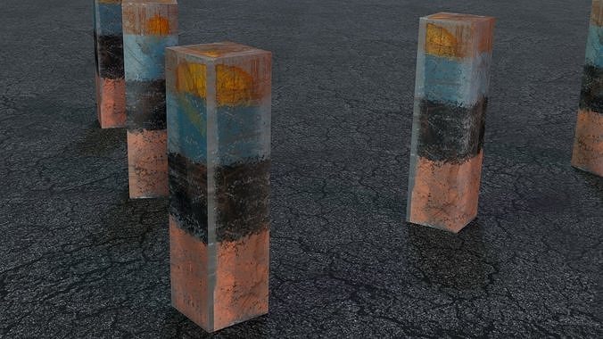 Road Traffic Poles free VR / AR / low-poly 3D model | CGTrader