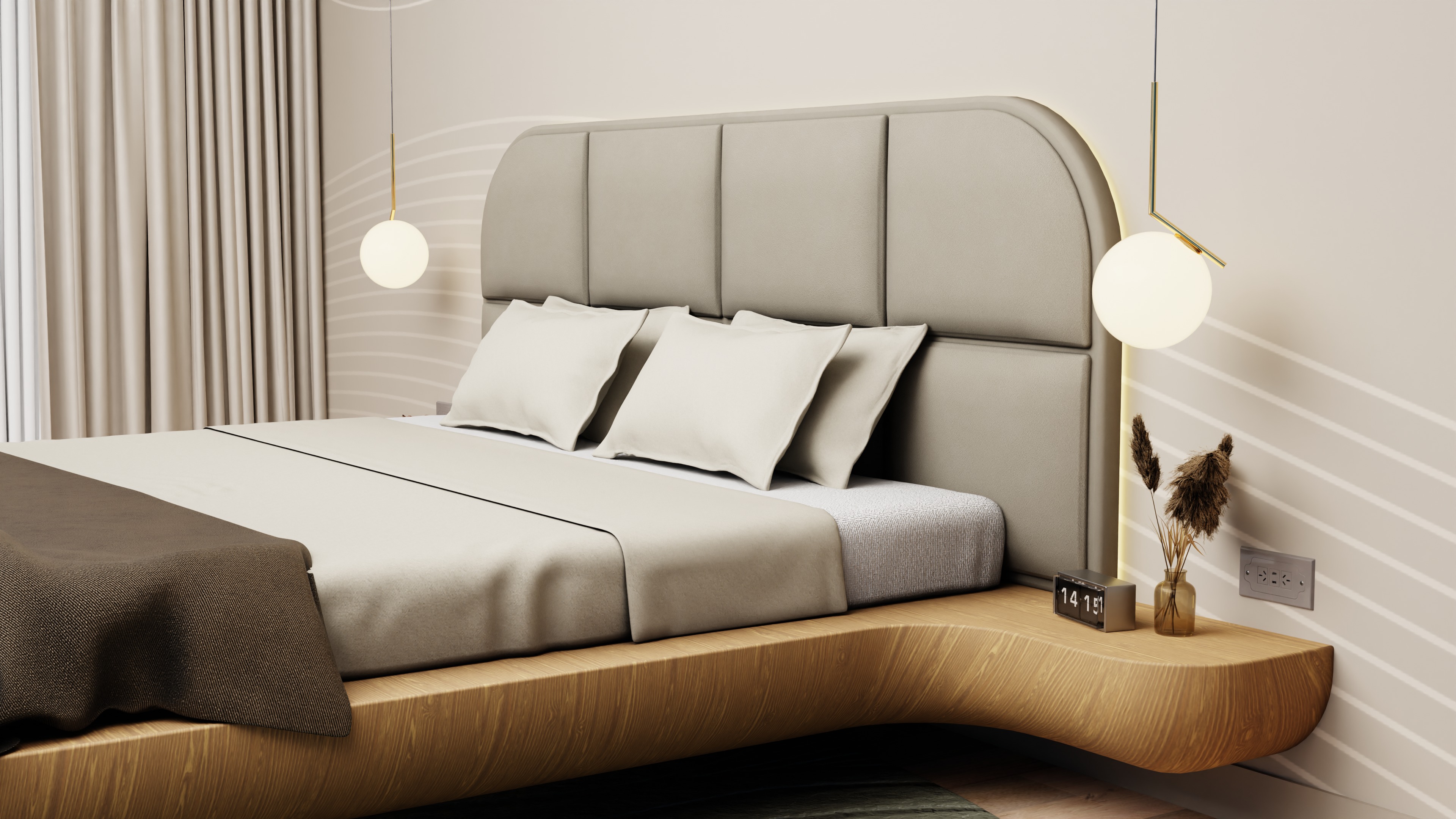 Realistic Bed 3D Model free 3D model | CGTrader