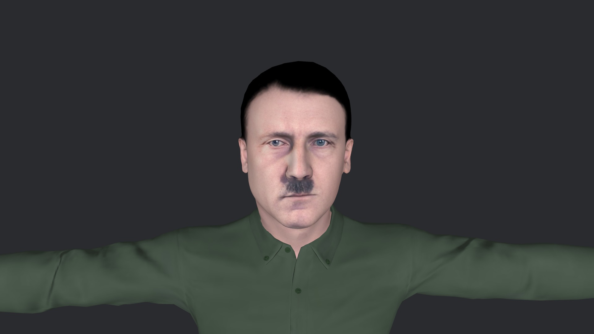 3D model Adolf Hitler Hyper Realistic Full Body Fully Rigged 3D ...