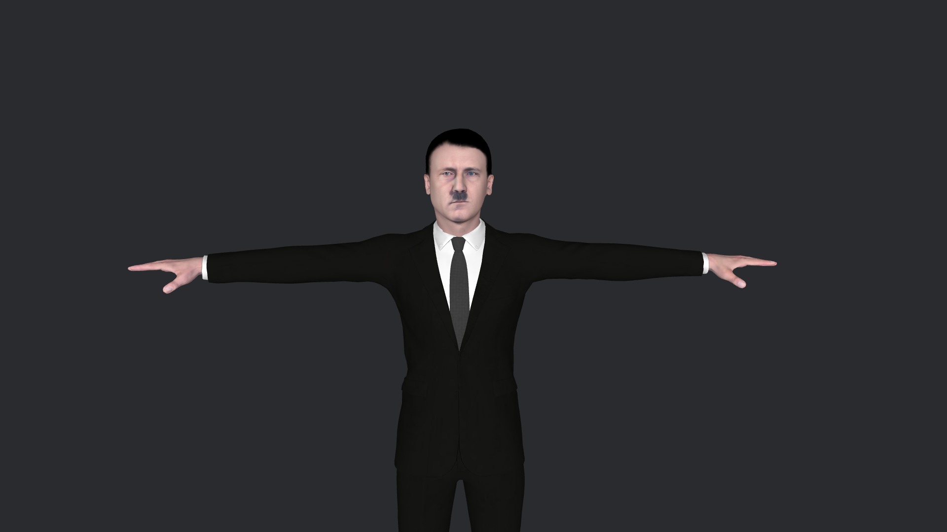 3D model Adolf Hitler Hyper Realistic Full Body Fully Rigged 3D ...