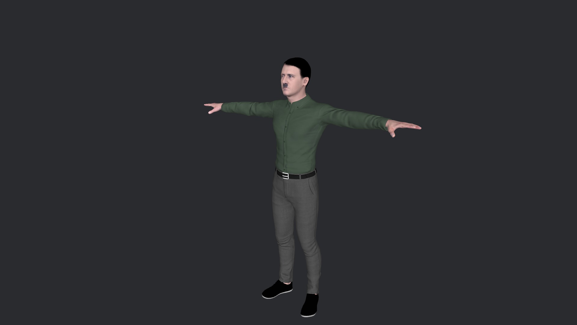 3D model Adolf Hitler Hyper Realistic Full Body Fully Rigged 3D ...