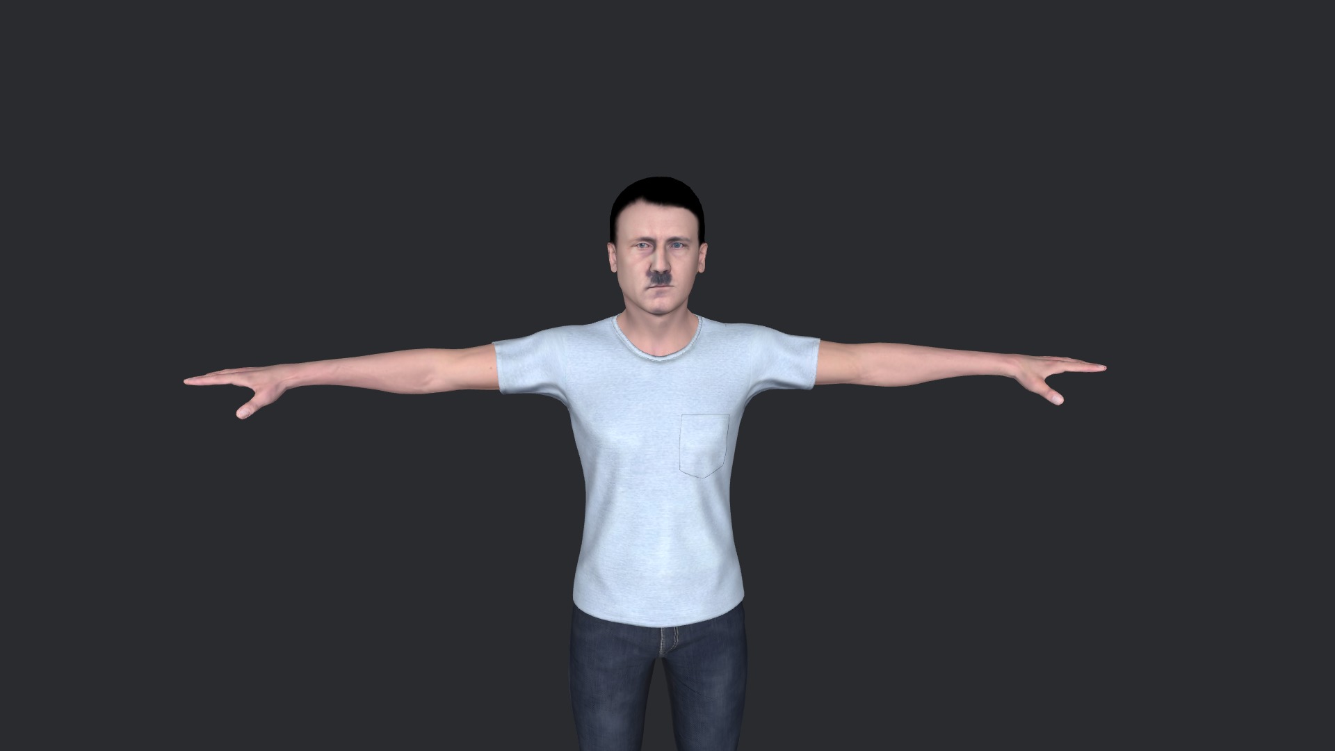 3D model Adolf Hitler Hyper Realistic Full Body Fully Rigged 3D ...