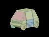 3D model Stylized Cartoon Euro Micro Car VR / AR / low-poly | CGTrader