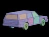 3D model Stylized Cartoon Euro Wagon Car VR / AR / low-poly | CGTrader