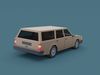 3D model Stylized Cartoon Euro Wagon Car VR / AR / low-poly | CGTrader