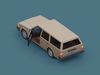 3D model Stylized Cartoon Euro Wagon Car VR / AR / low-poly | CGTrader