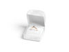 3D model White Wedding Ring Box Set - opened and closed jewelry box VR ...