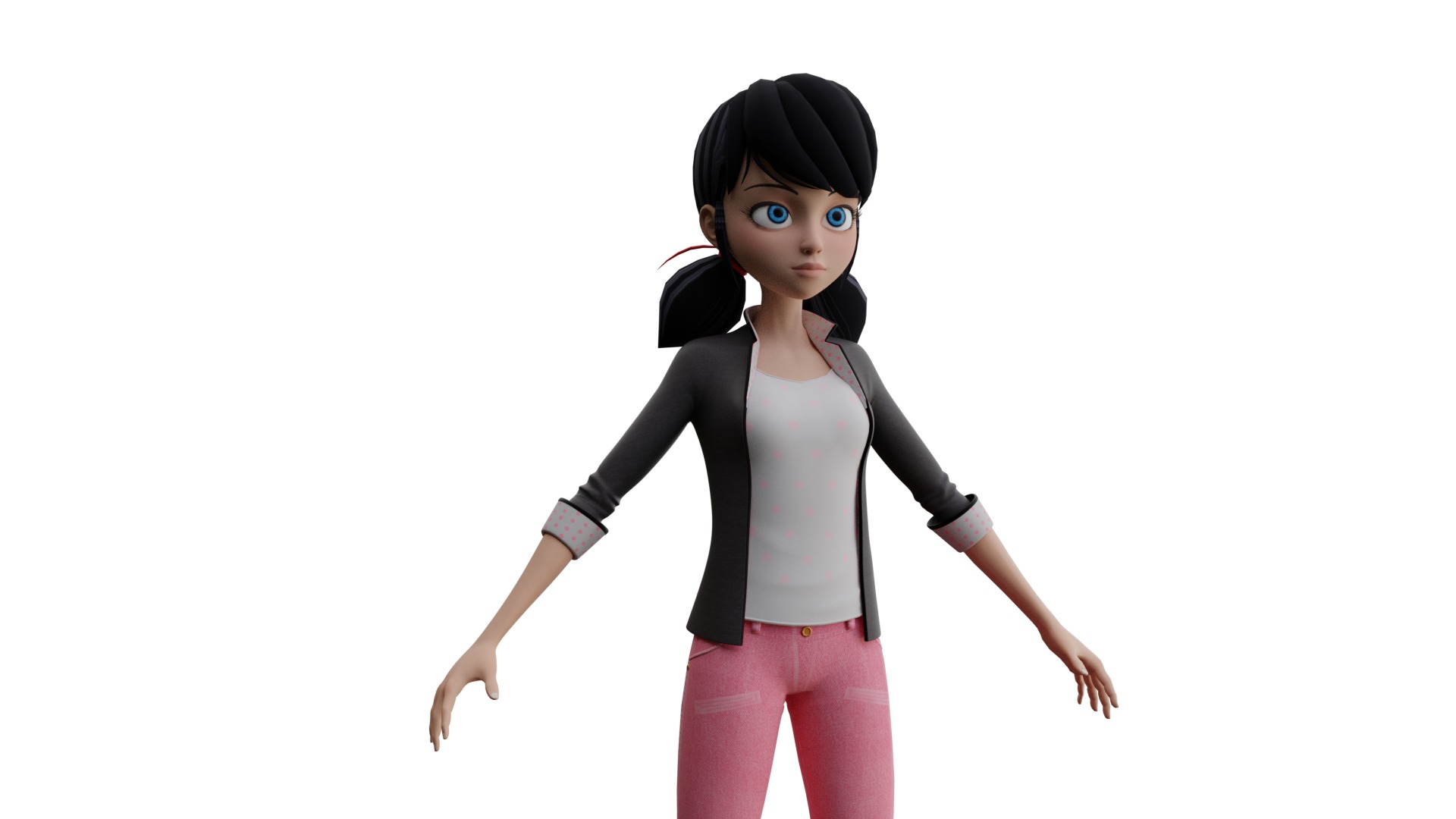 3D model Marinette 3D Model Rigged Textured VR / AR / low-poly | CGTrader 3D model Marinette 3D Model Rigged Textured VR / AR / low-poly | CGTrader