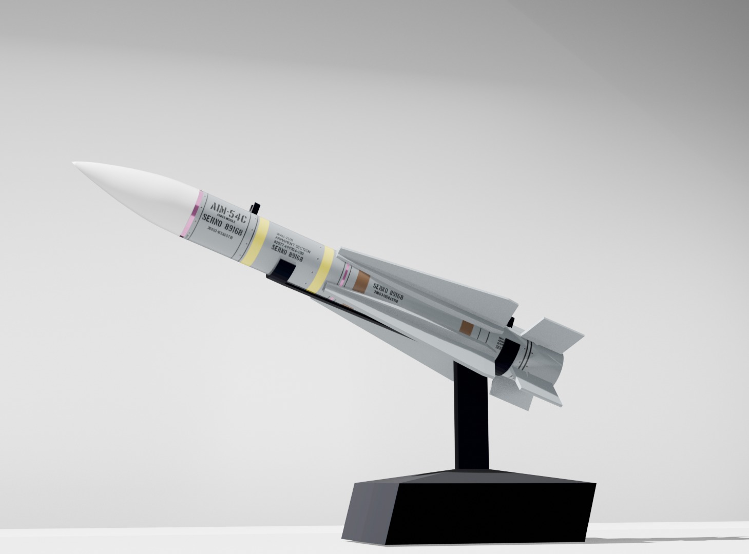 AIM-54 AIR MISSILE free VR / AR / low-poly 3D model | CGTrader