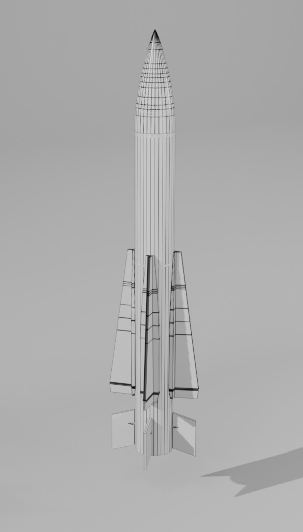 AIM-54 AIR MISSILE free VR / AR / low-poly 3D model | CGTrader