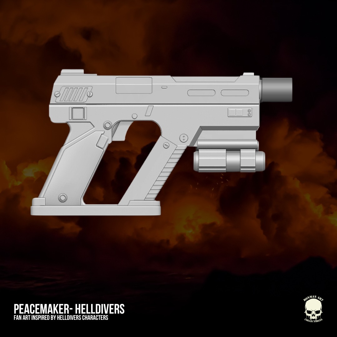 Helldivers Peacemaker Fan Art 3D File For Action Figures 3D model 3D ...