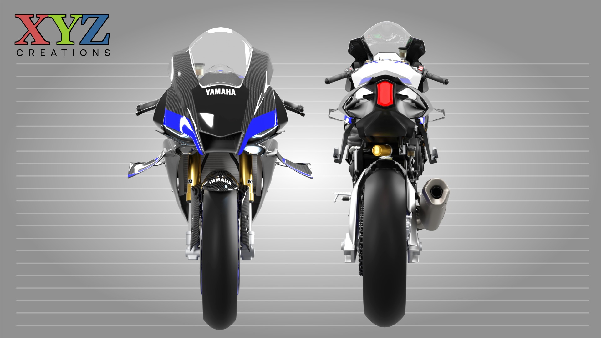 3D model Yamaha R1M 2025 VR / AR / low-poly | CGTrader
