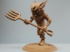 Goblin Gremlin Pumpkin with pitchfork - pre supported 3D model 3D ...