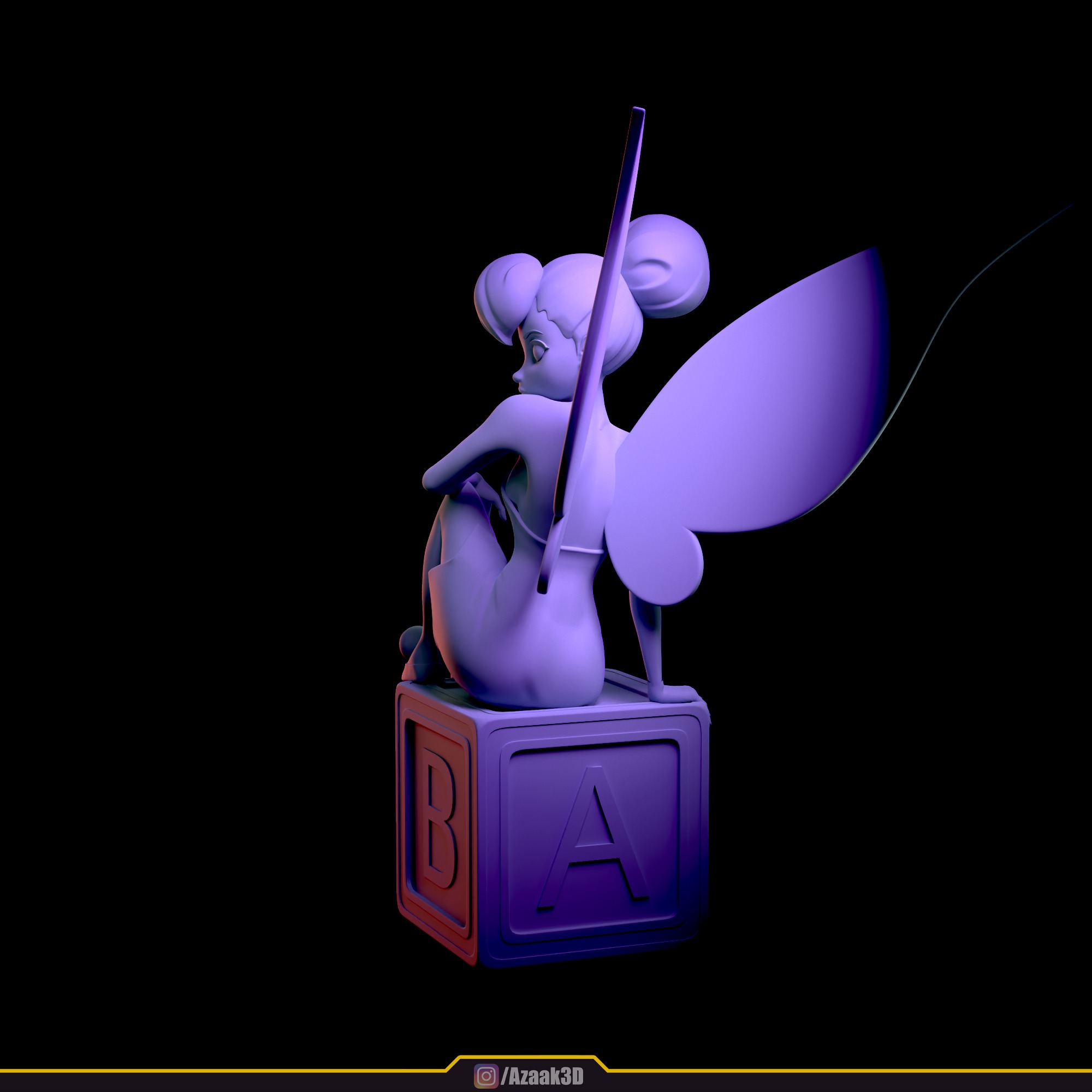 Tinkerbell 3D model 3D printable | CGTrader