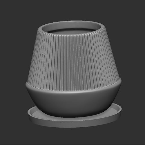 Planter Pot Medium free 3D model 3D printable | CGTrader