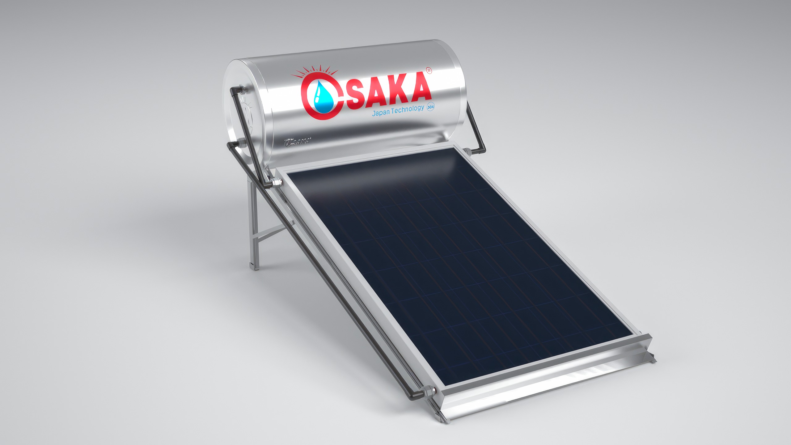 Water Solar Panel Systems free VR / AR / low-poly 3D model rigged ...