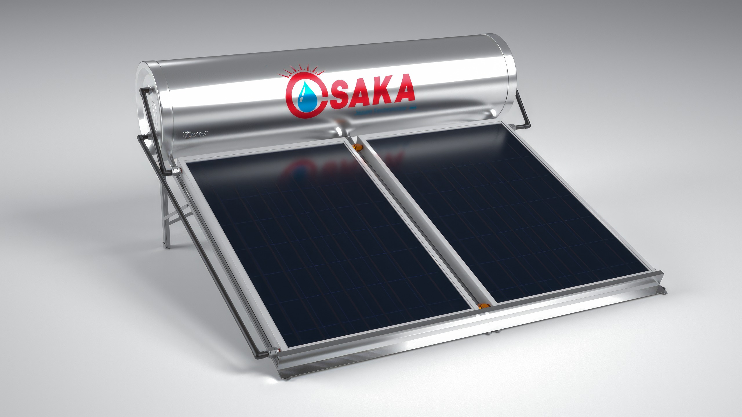 Water Solar Panel Systems free VR / AR / low-poly 3D model rigged ...