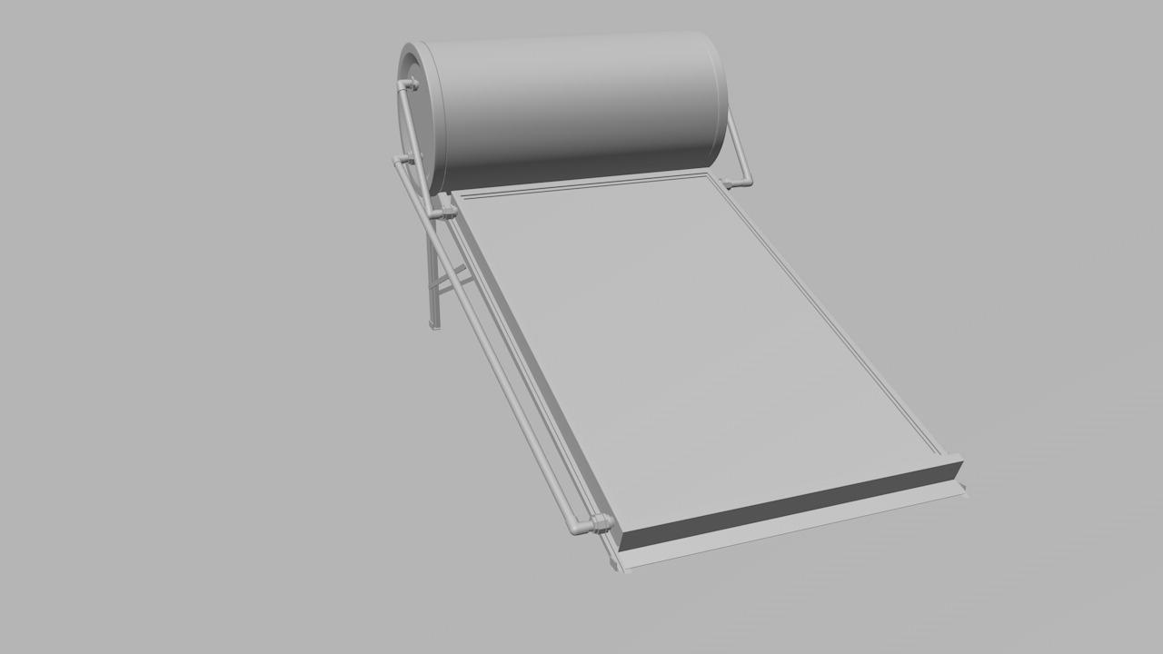 Water Solar Panel Systems Free Vr Ar Low Poly 3d Model Rigged 5603