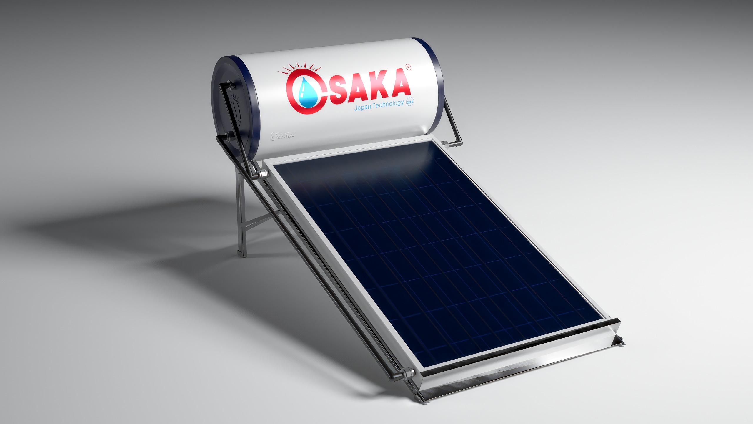 Water Solar Panel Systems free VR / AR / low-poly 3D model rigged ...